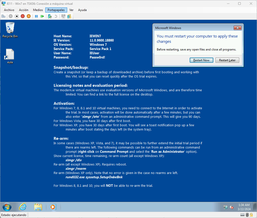 Descargar Máquina Virtual Windows 7 – Open-DevLabs